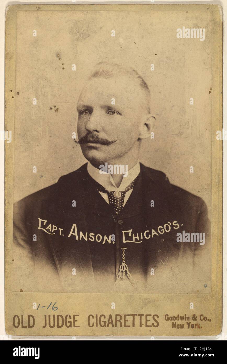 Captain Adrian Constantine Anson, Chicago, from the series Old Judge ...