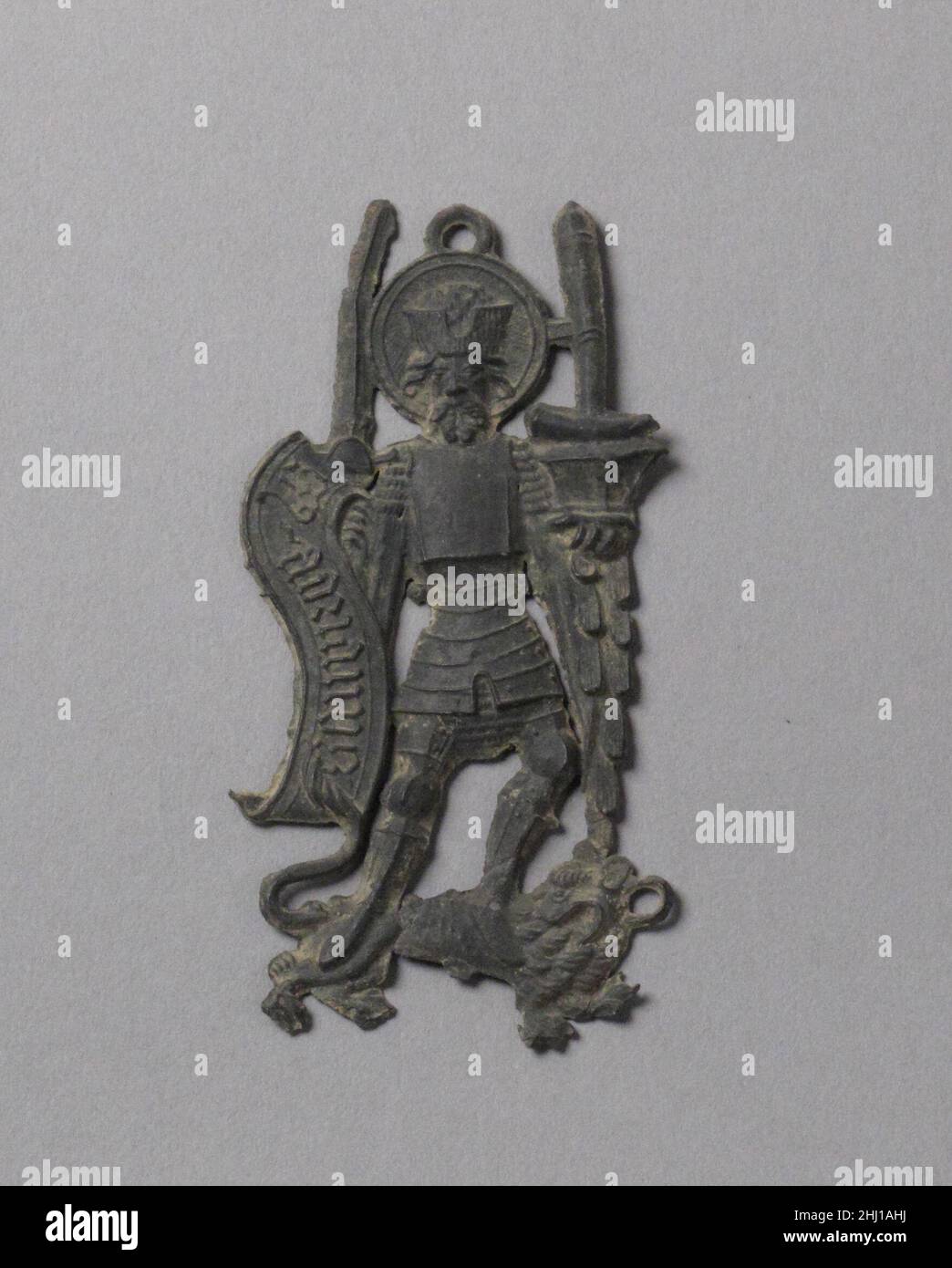 Pilgrim's Badge representing Saint Adrian 1460–80 South Netherlandish ...