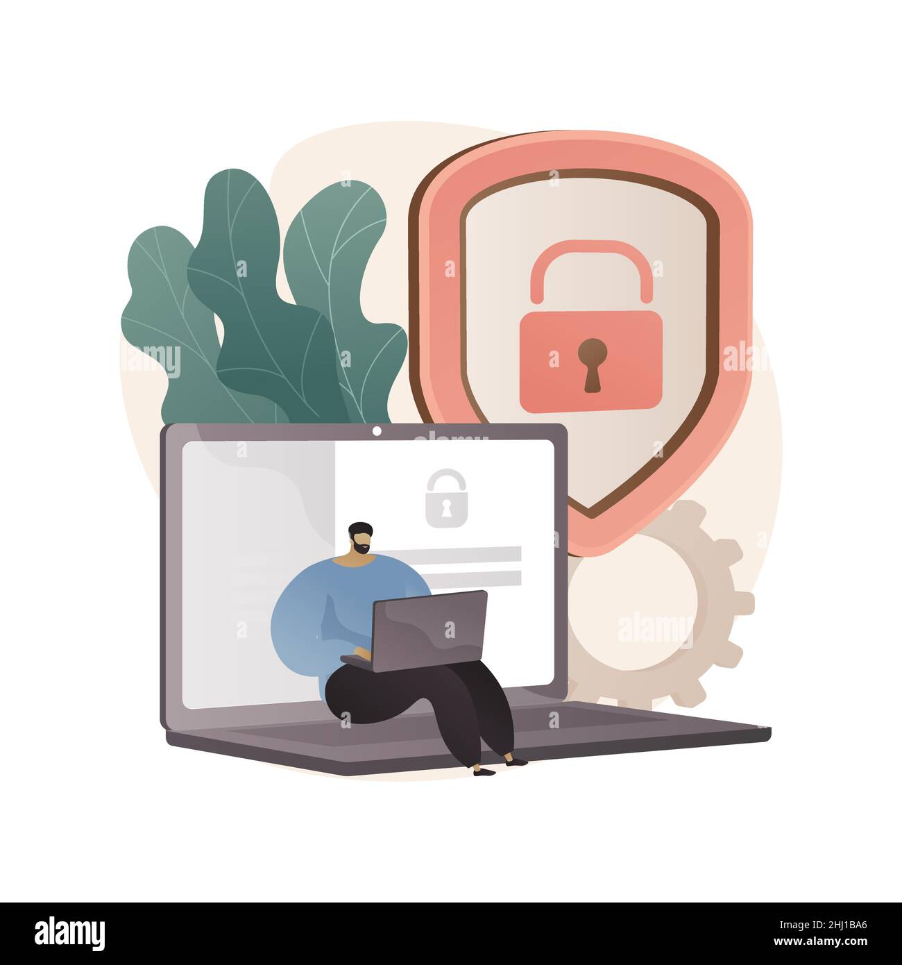 Data privacy abstract concept vector illustration Stock Vector Image ...
