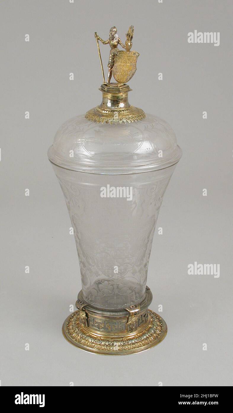 Beaker with cover early 17th century and 19th century German, Thuringia ...