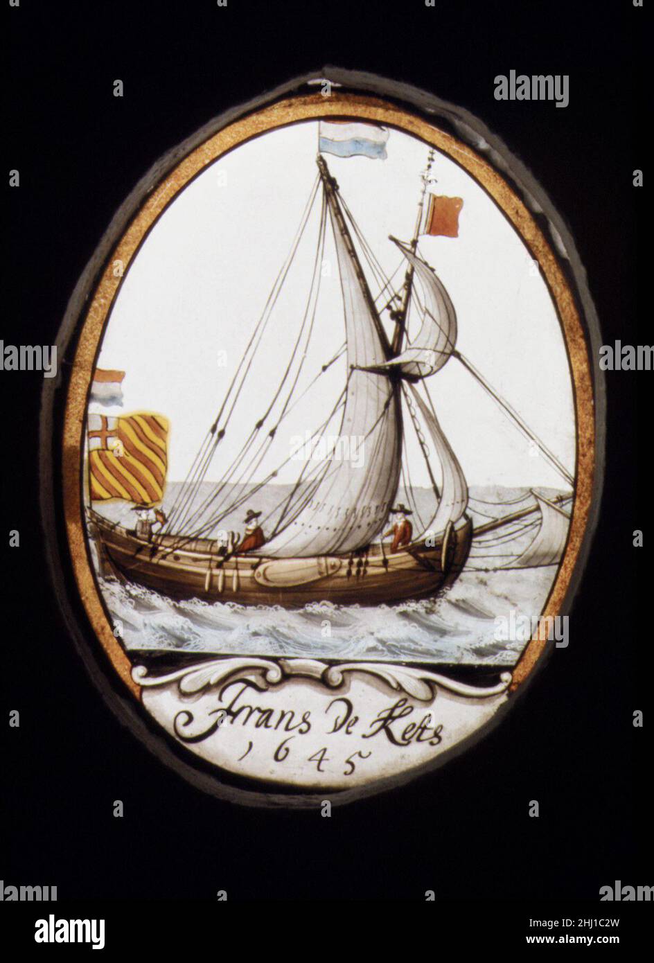 Market boat with Dutch flag 1645 Dutch. Market boat with Dutch flag ...