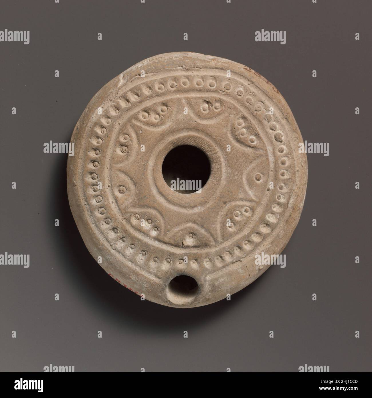 Terracotta oil lamp late 5th–6th century A.D. Roman Vessberg Type 20 ...