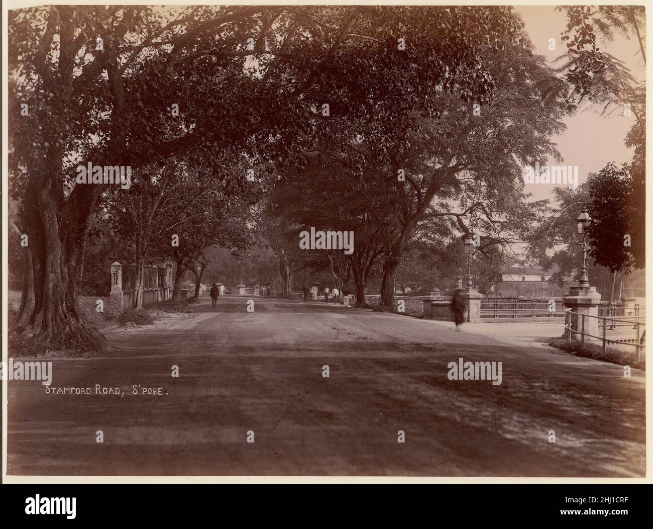 Stamford Road, Singapore 1860s–70s Unknown. Stamford Road, Singapore ...