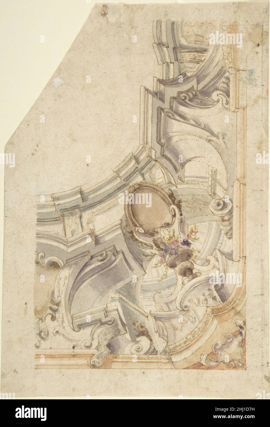 Design for the Corner of a Cove 1700–1780 Anonymous, Italian ...