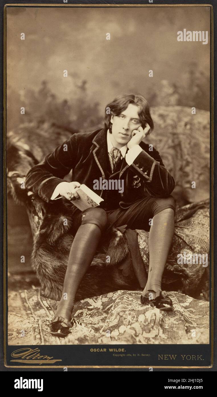 Oscar Wilde 1882 Napoleon Sarony American, born Canada Napoleon Sarony ...