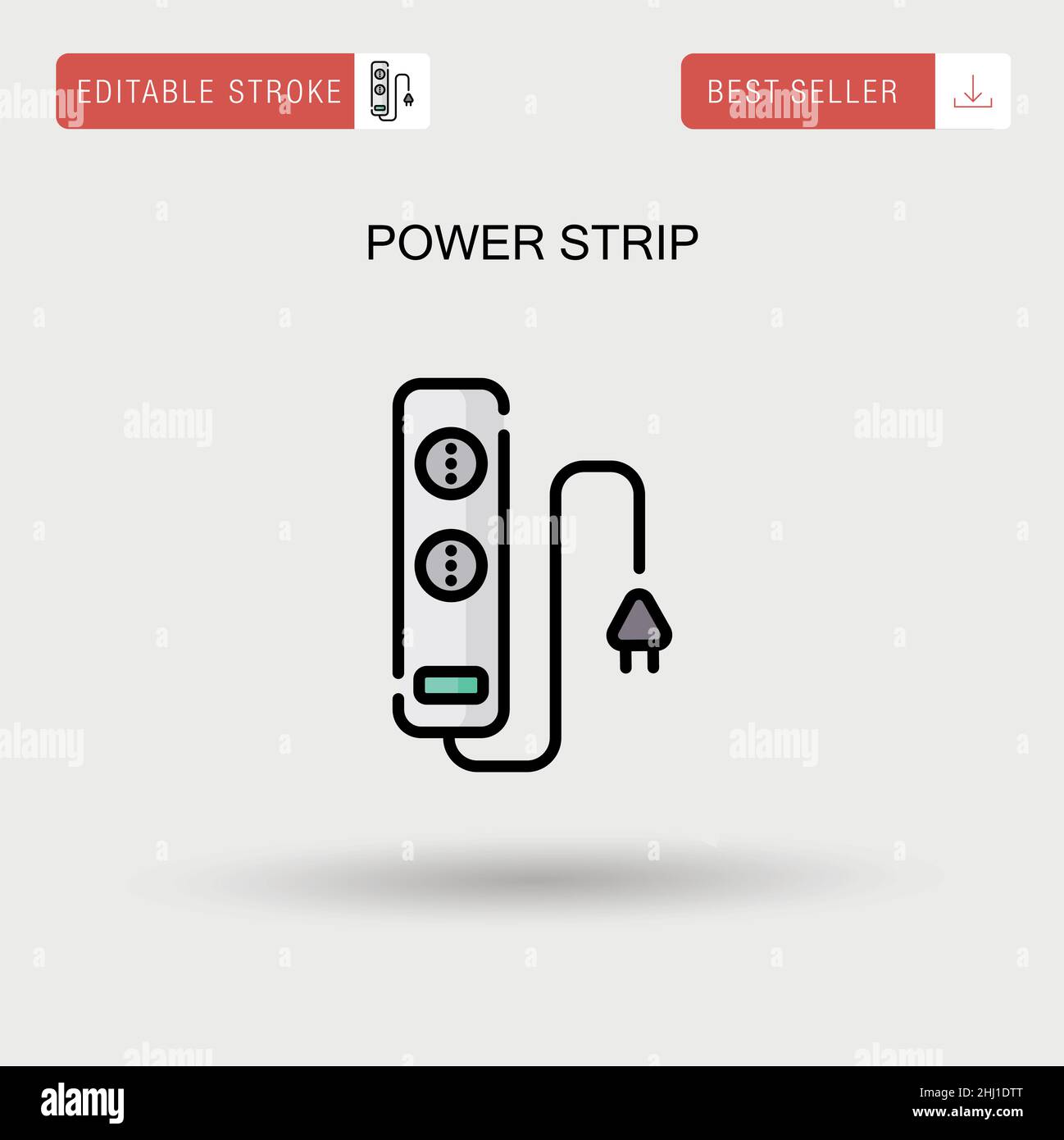 Power strip Stock Vector Images - Alamy