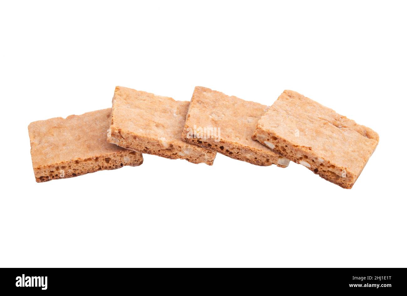 Swiss basil gingerbread cookies isolated on the white Stock Photo - Alamy