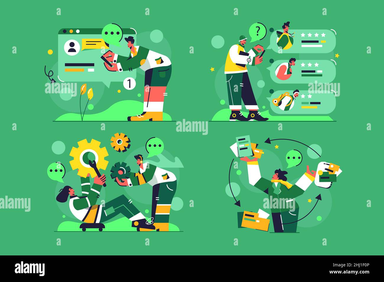 App operation Stock Vector Images - Alamy