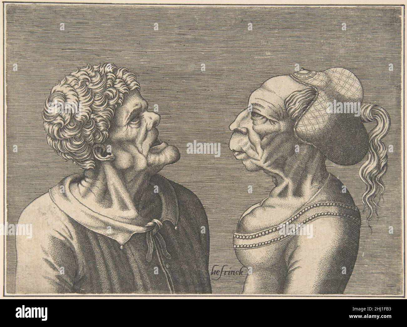 Two grotesque heads hi-res stock photography and images - Alamy