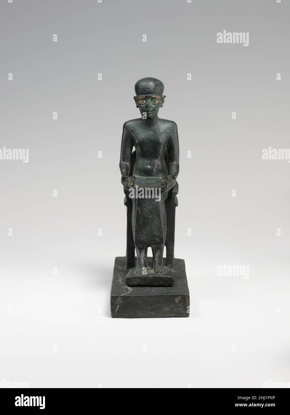 Statue of Seated Imhotep 332–30 B.C. Ptolemaic Period Imhotep was the ...
