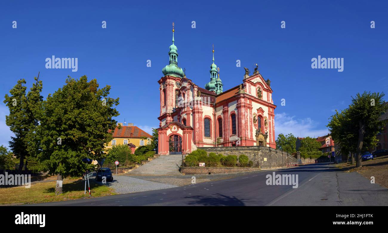 Church of the Assumption of the Virgin Mary in Zlonice, Czechia Stock ...