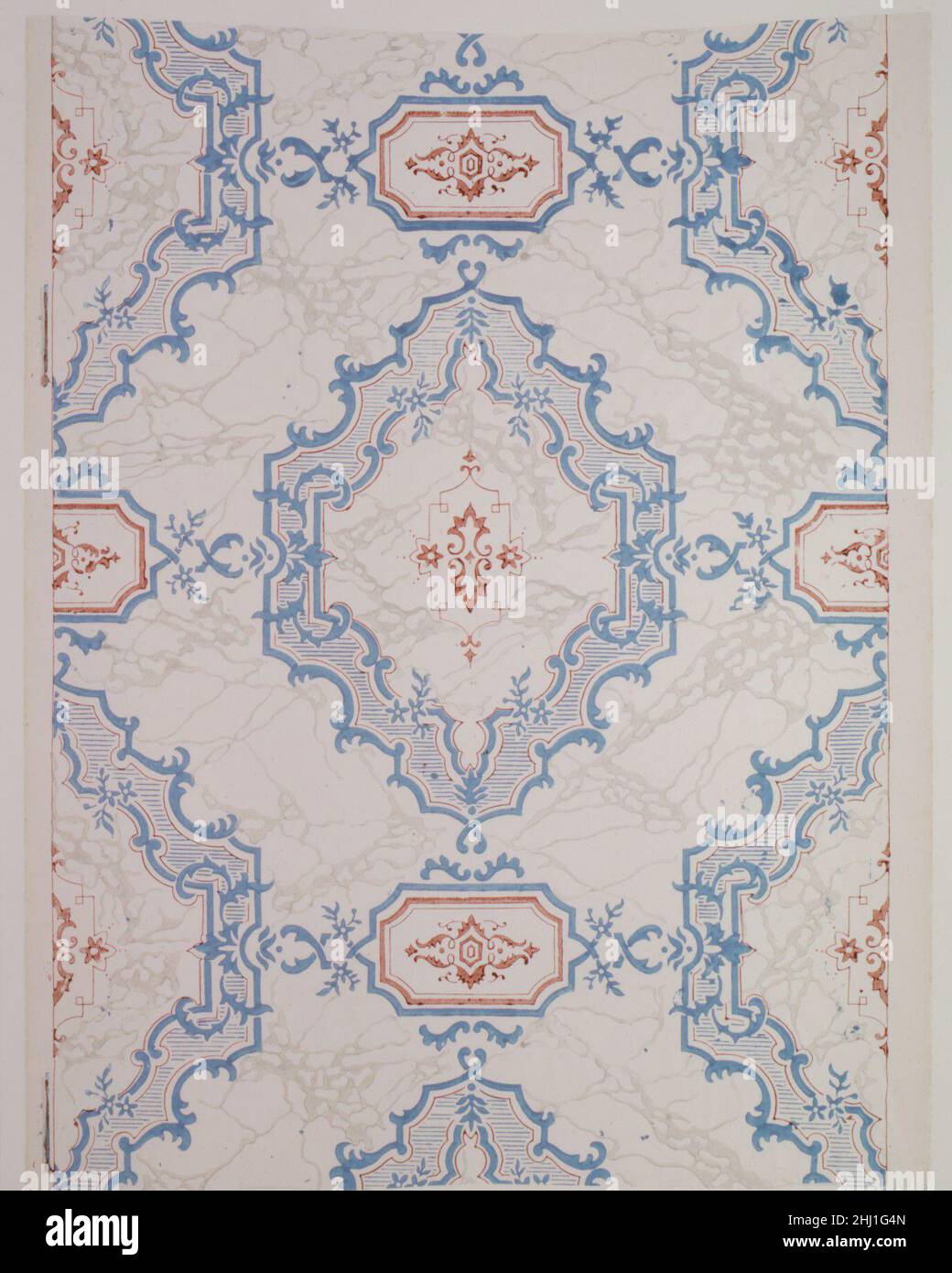 Entrance-hall Wallpaper from the Collins House ca. 1850 Anonymous ...