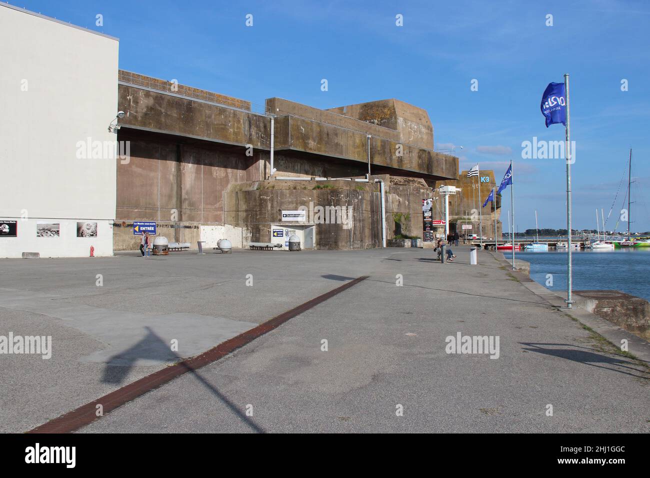 submarine base in lorient in brittany in france Stock Photo - Alamy