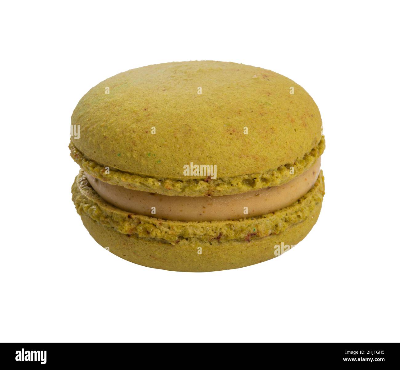 Exclusive green macaroon with flavor isolated on the white Stock Photo ...