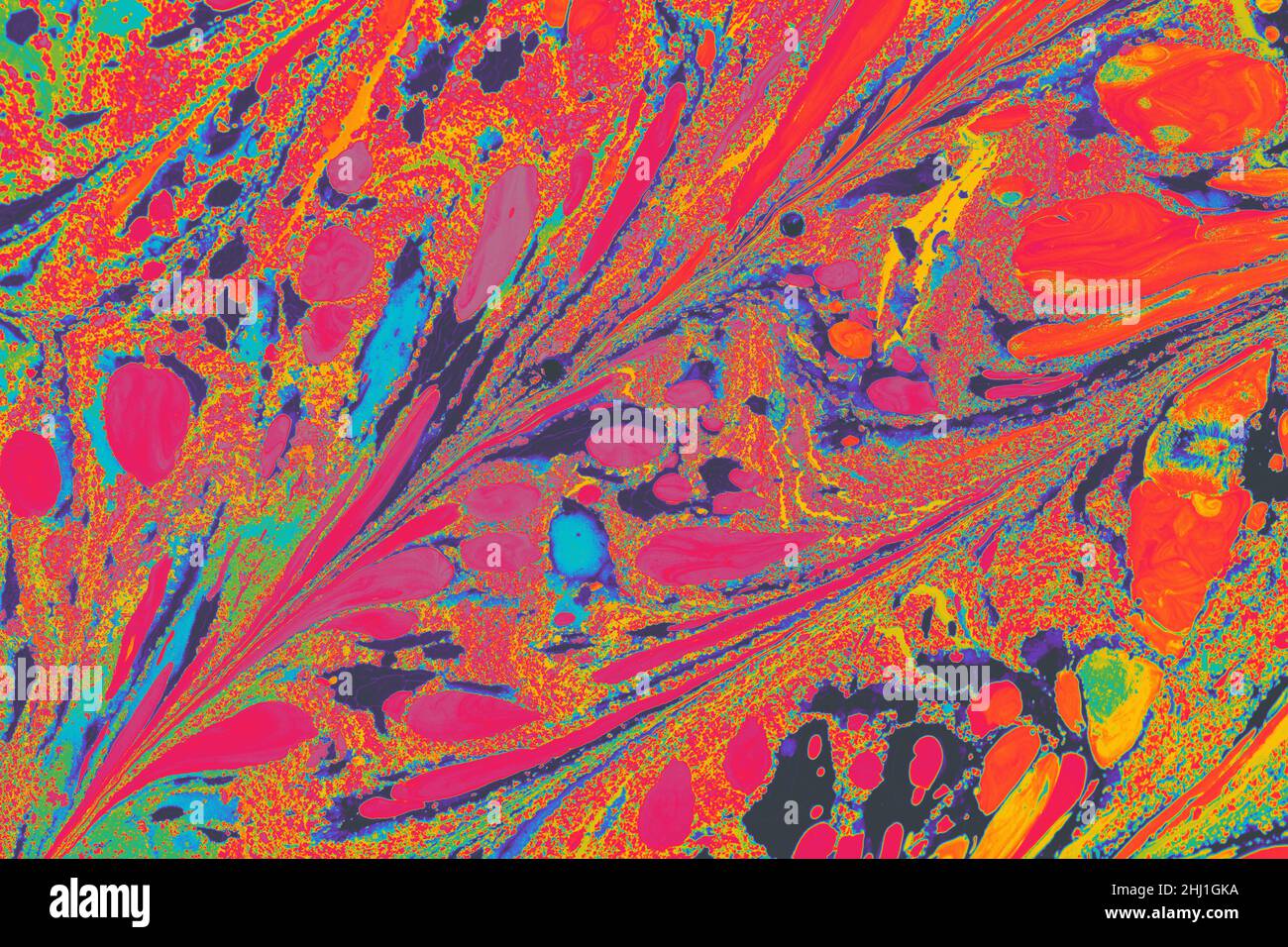 Illustration of colorful patterns Stock Photo - Alamy