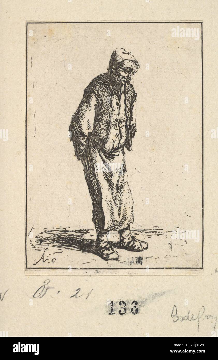 Peasant with Hands Behind his Back 1610–85 Adriaen van Ostade Dutch ...