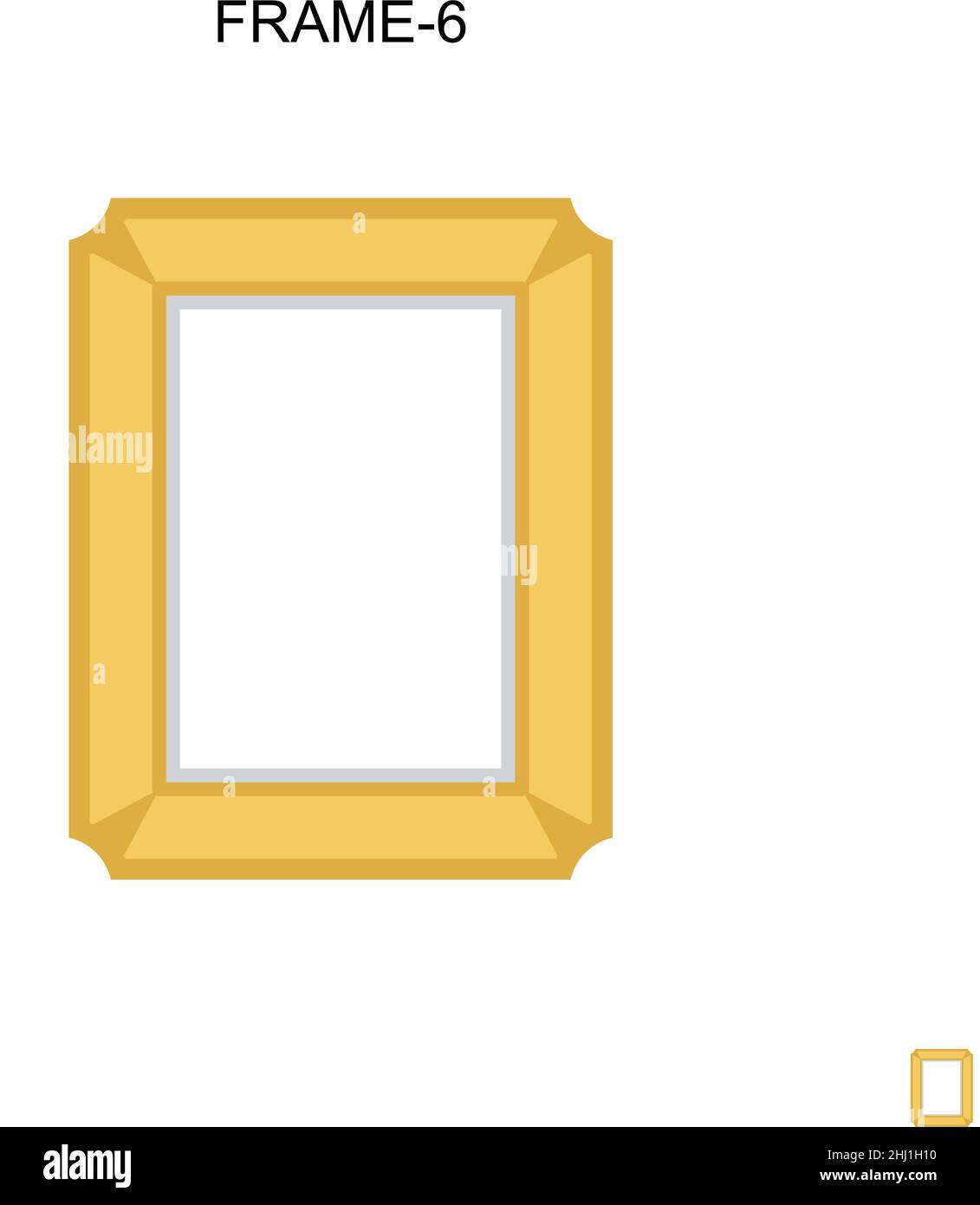 6 black frames wall hi-res stock photography and images - Alamy