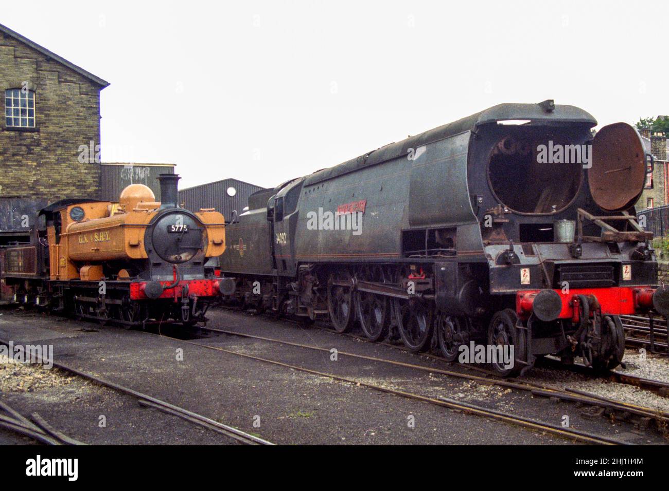 Steam on the Keighley and Worth Valley Railway Stock Photo - Alamy