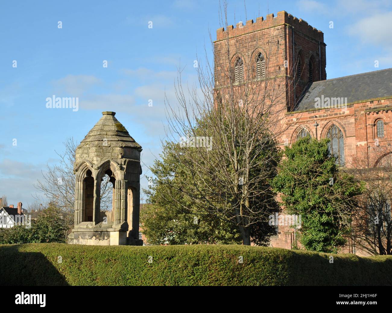 Refectory Pulpit approximately 40 metres south of Shrewsbury Abbey ...