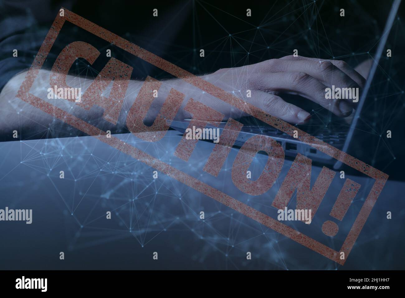Caution word hi-res stock photography and images - Alamy