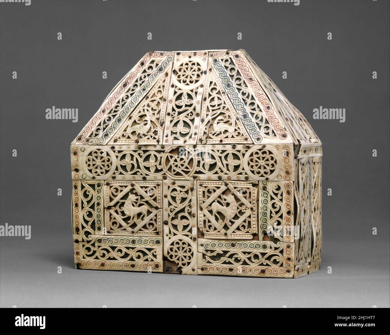 Bursa Reliquary 10th century North Italian The flat, geometric, and ...