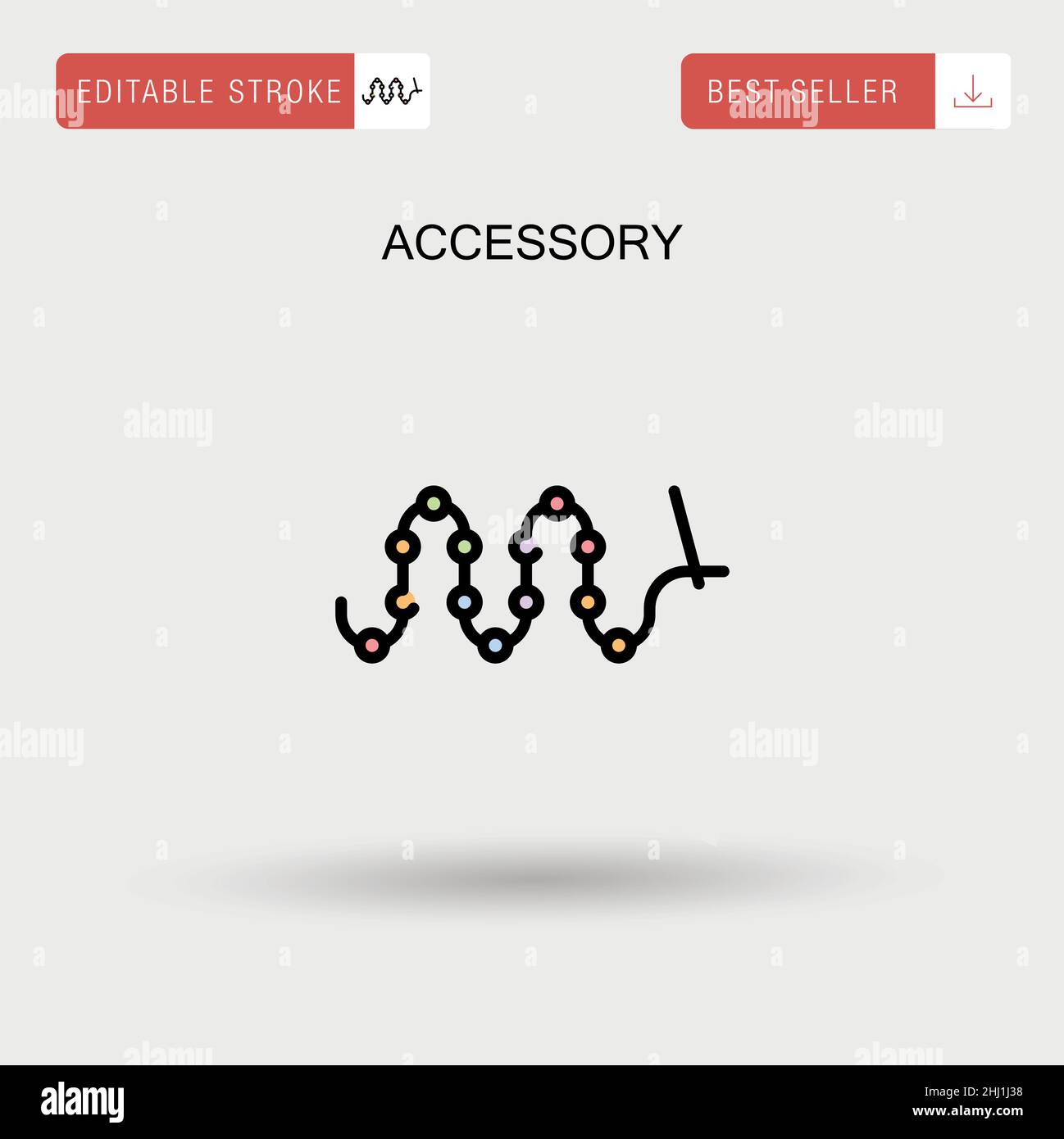 Luxury accessories table top view Stock Vector Images - Alamy