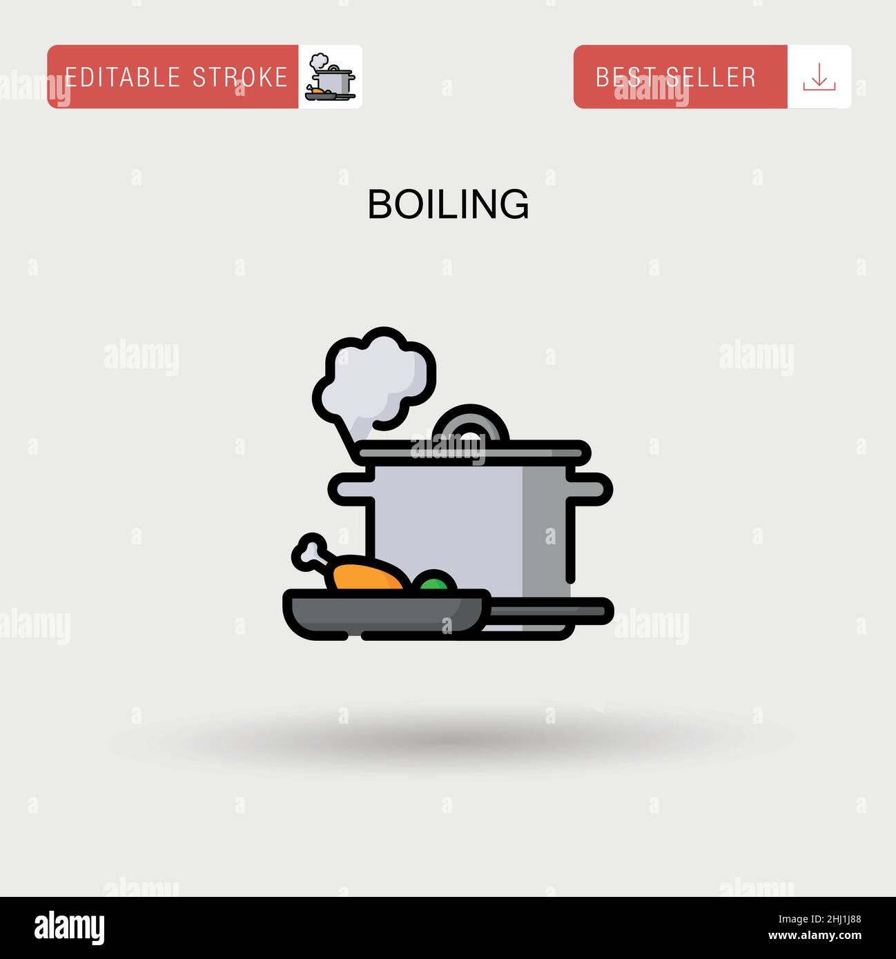 Boiling icon hi-res stock photography and images - Alamy