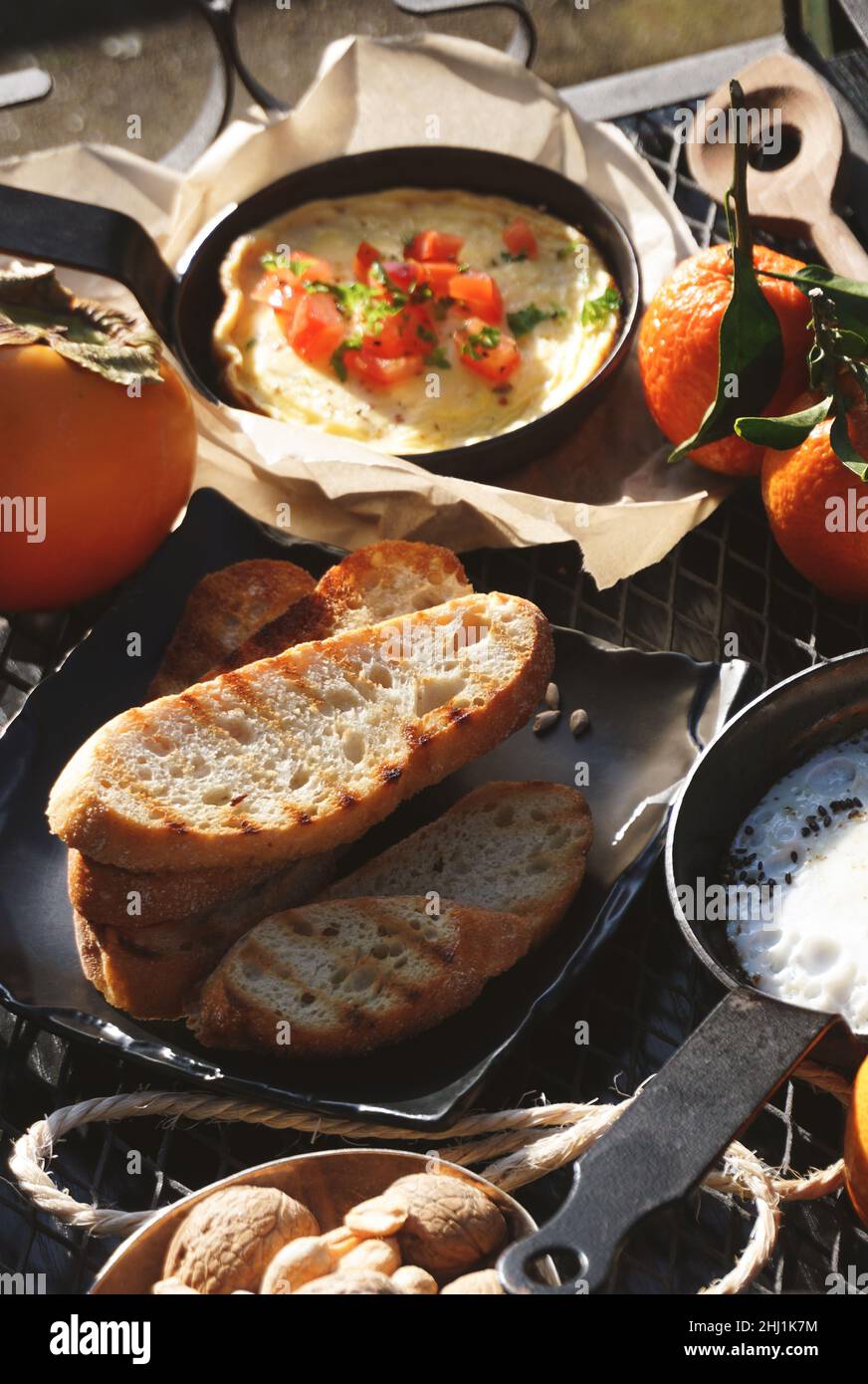 Summer holiday breakfast plate hi-res stock photography and images - Alamy
