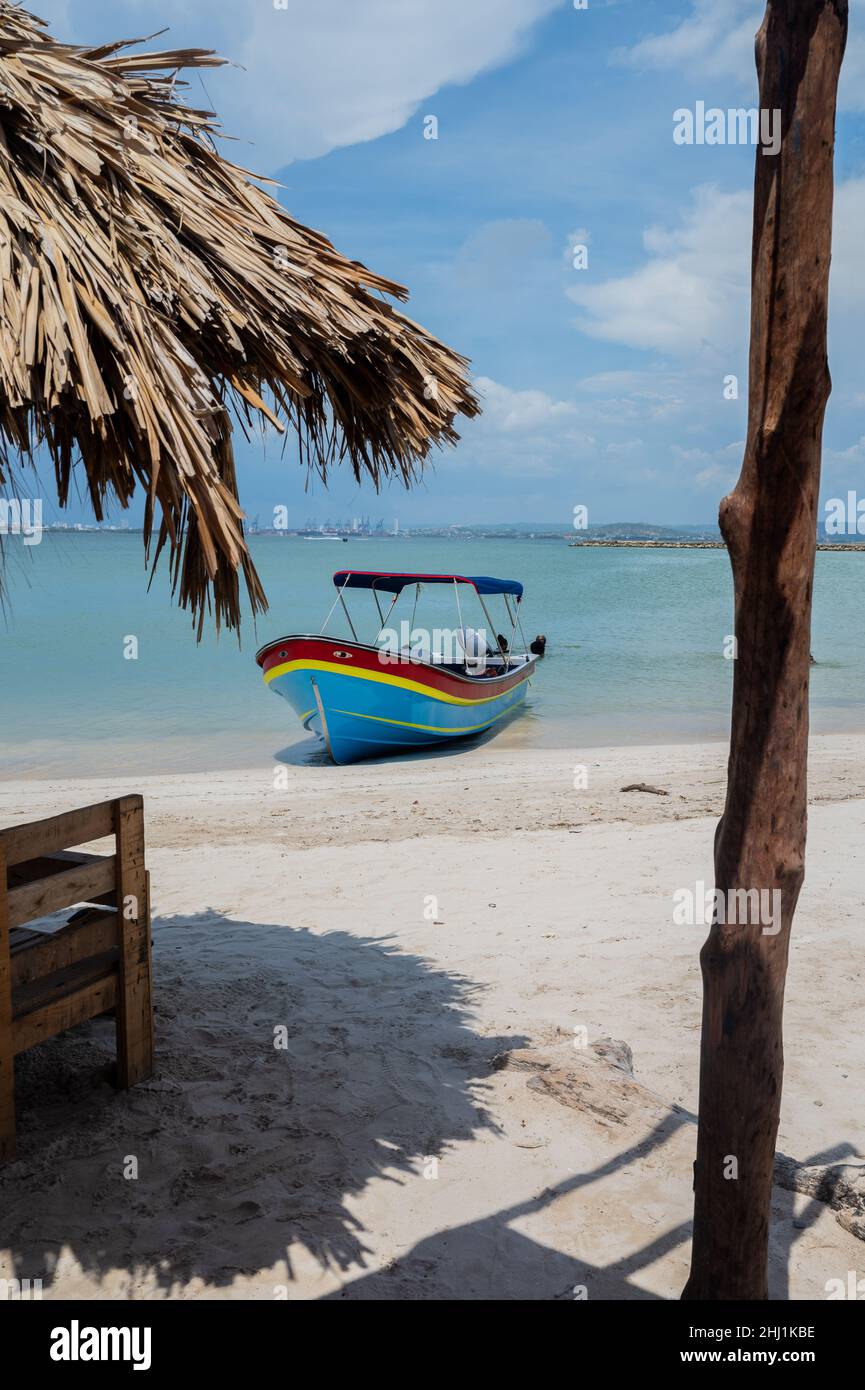 Isla Tierra Bomba is a Colombian island off the coast of Cartagena de ...