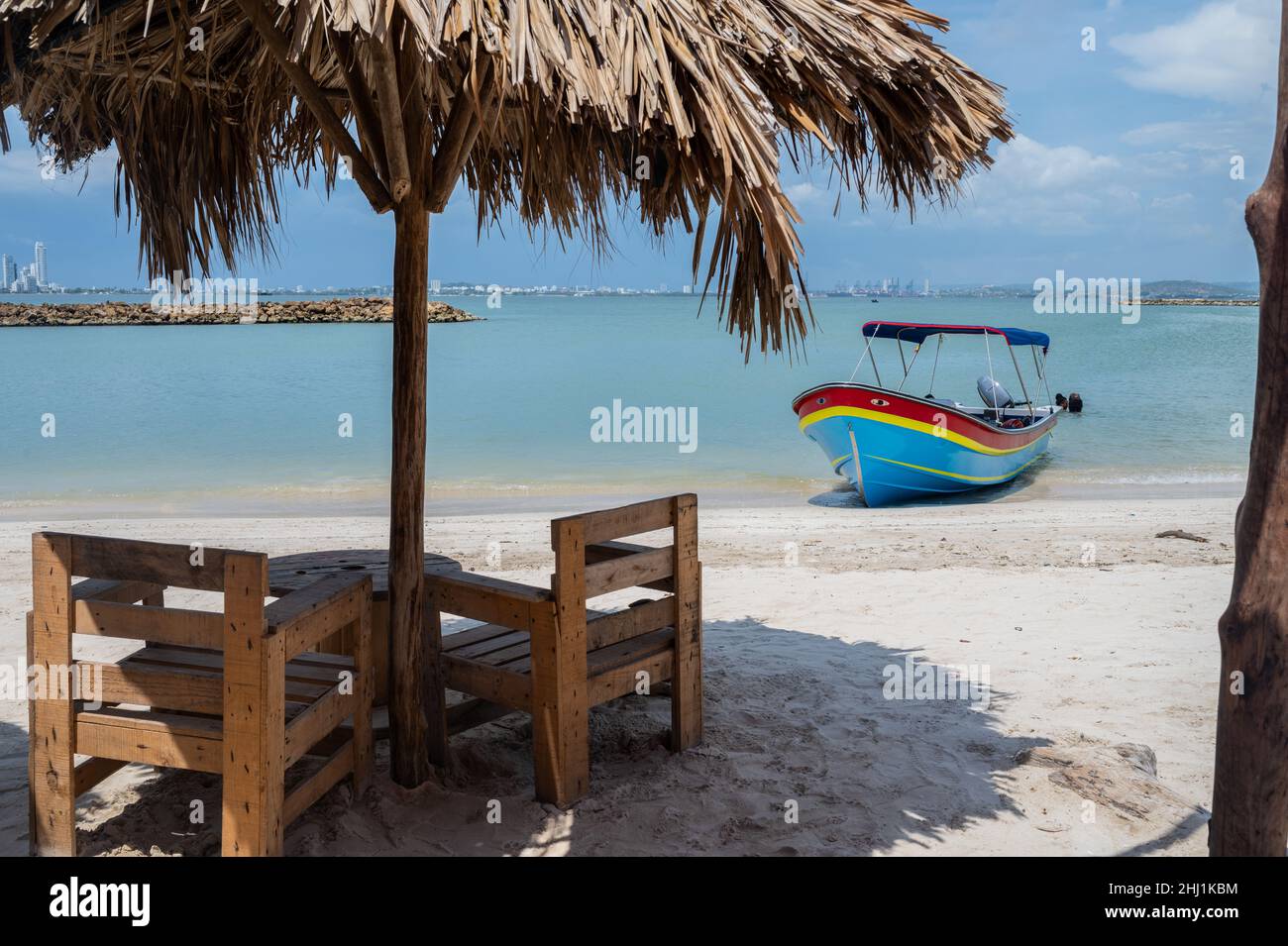 Isla Tierra Bomba is a Colombian island off the coast of Cartagena de ...