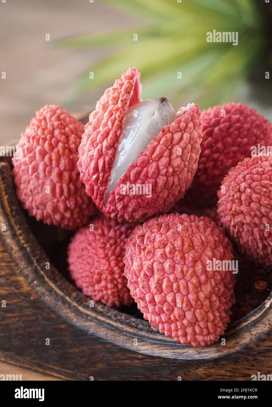 Pink lychee hi-res stock photography and images - Alamy