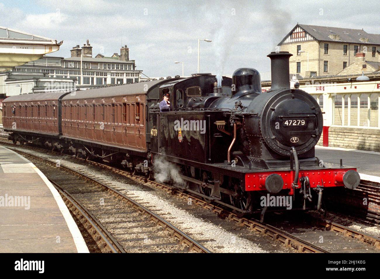 Steam on the Keighley and Worth Valley Railway Stock Photo - Alamy