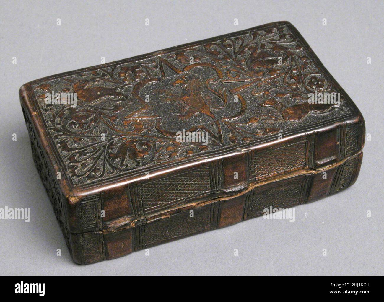 Box late 15th century Italian Throughout the Middle Ages, household ...