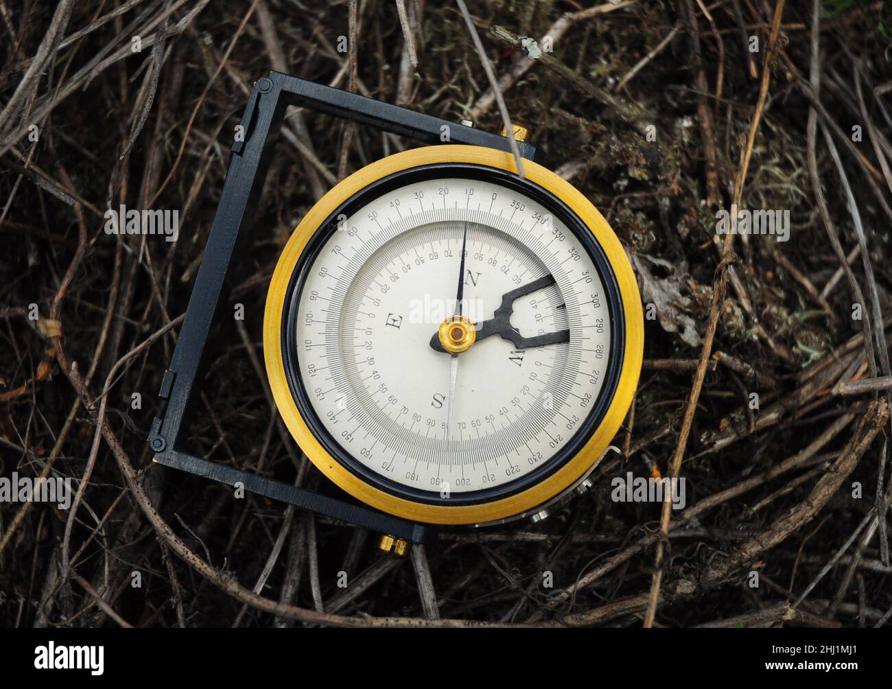 Compass map old gold hi-res stock photography and images - Alamy