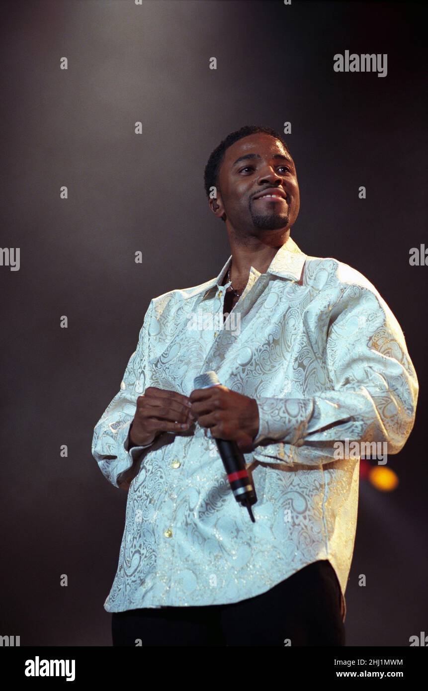 Blackstreet on stage at The Soul Super Jam held at Wembley Arena in ...