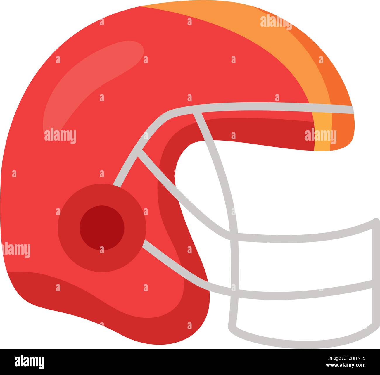 american football red helmet icon Stock Vector Image & Art - Alamy