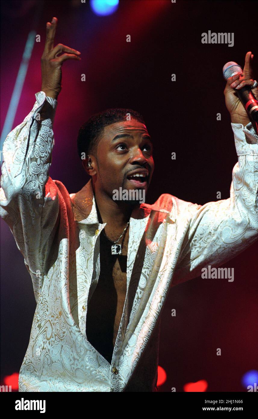 Blackstreet on stage at The Soul Super Jam held at Wembley Arena in ...