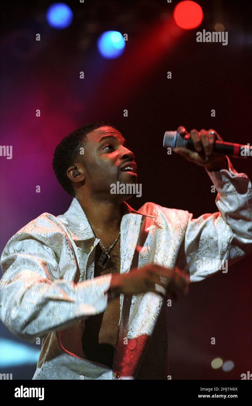 Blackstreet on stage at The Soul Super Jam held at Wembley Arena in ...