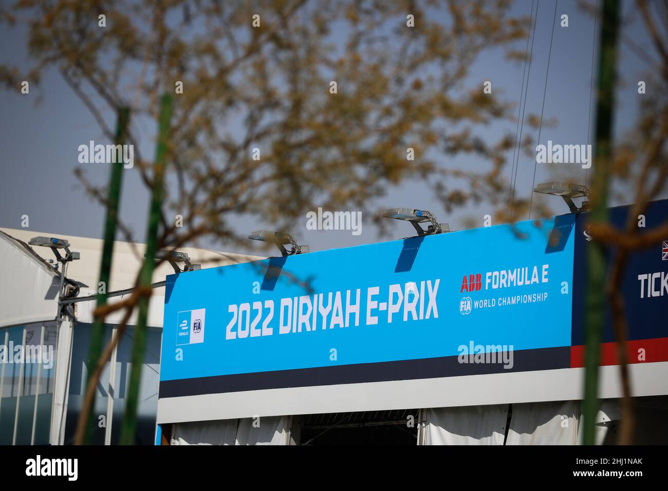 Riyadh, Saudi Arabia - 26/01/2022, illustration during the 2022 Diriyah ...