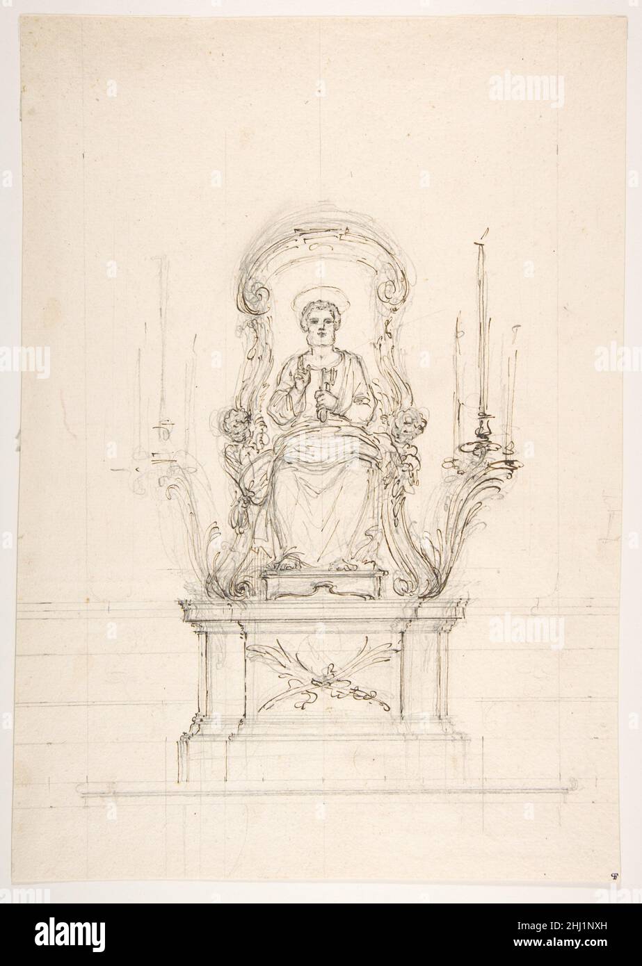 Saint peter enthroned hi-res stock photography and images - Alamy