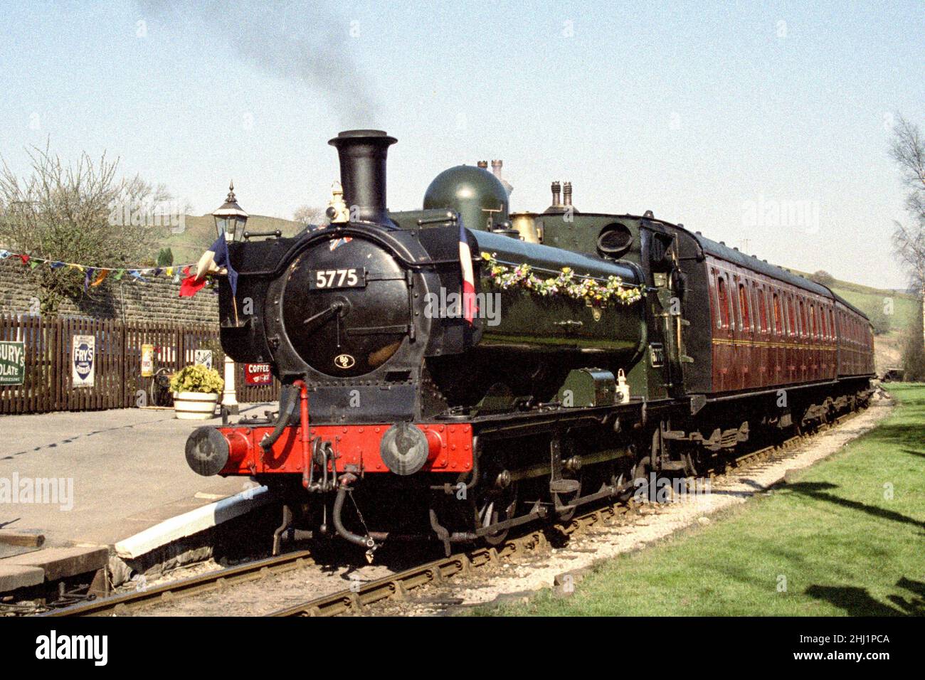 Steam on the Keighley and Worth Valley Railway Stock Photo - Alamy
