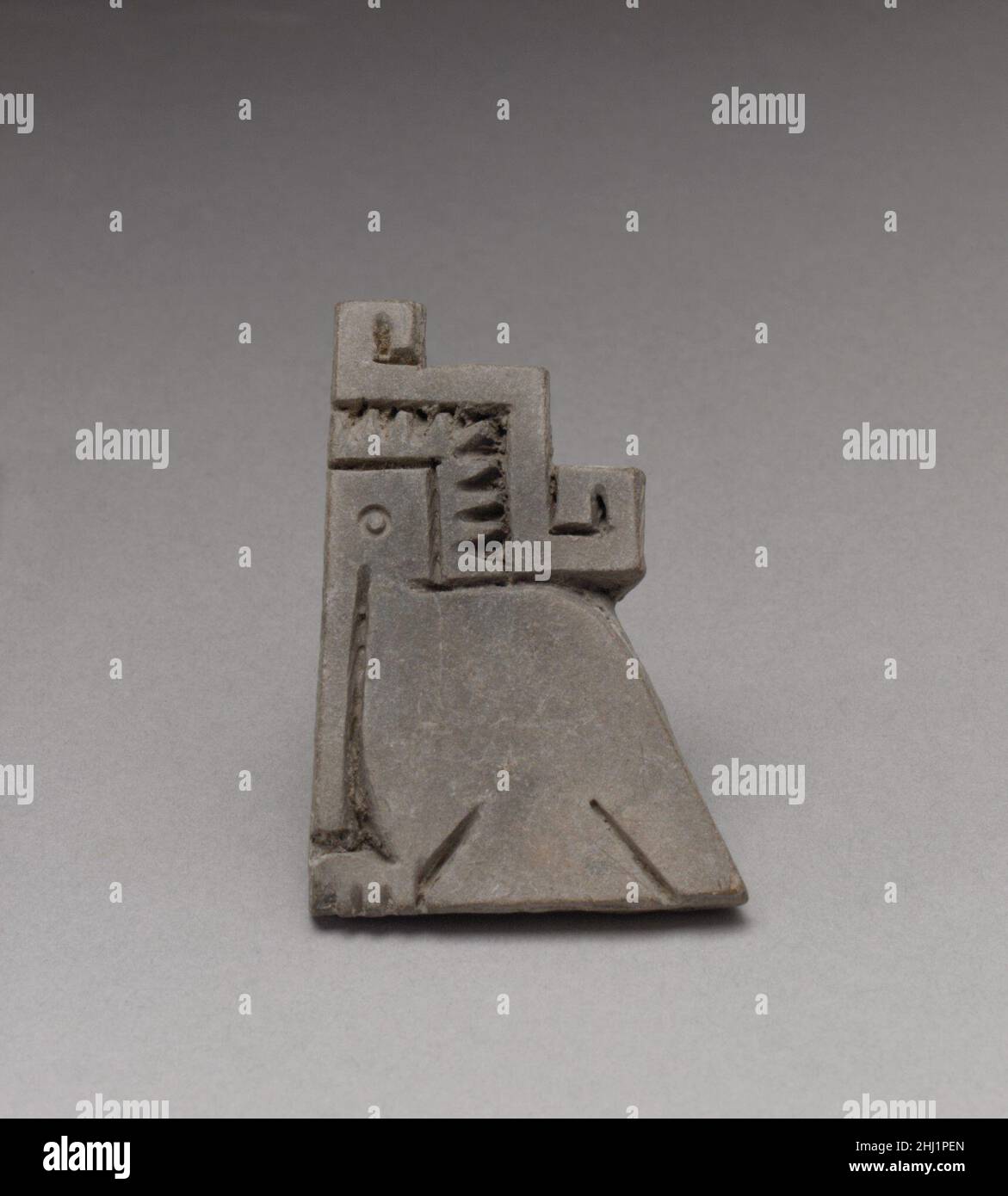 Flat Stamp 8th–12th century Manteño Ceramic stamps, both cylindrical ...