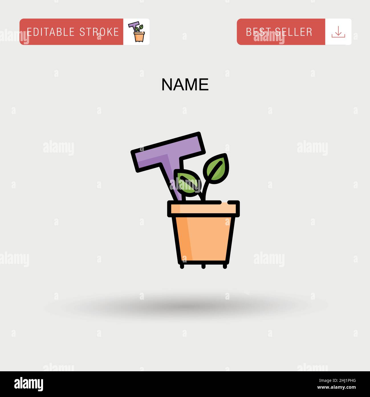 Sticker template name tag Stock Vector Images - Alamy