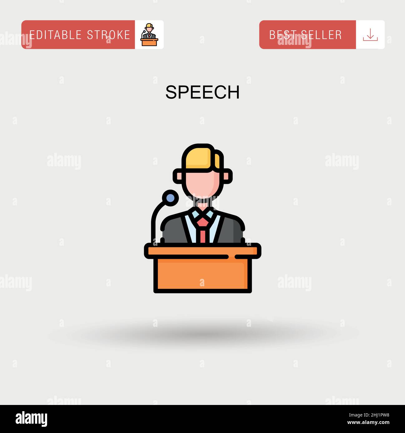 Speech Simple vector icon Stock Vector Image & Art - Alamy