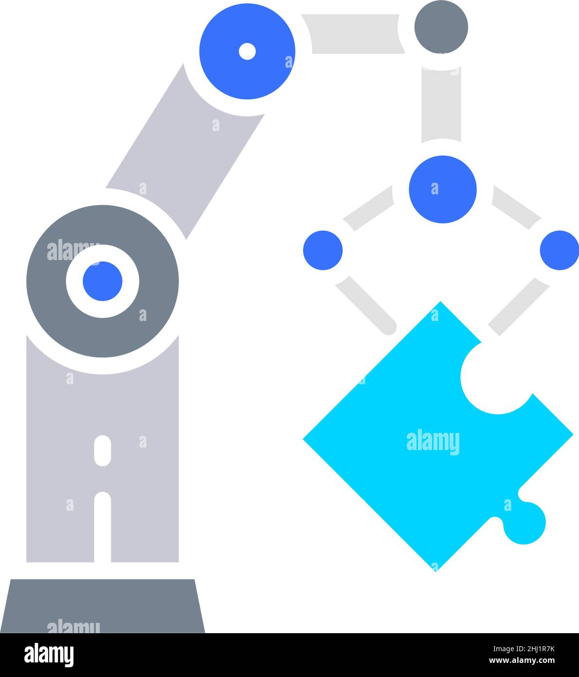 Robotic arm ai color icon Stock Vector Images - Alamy