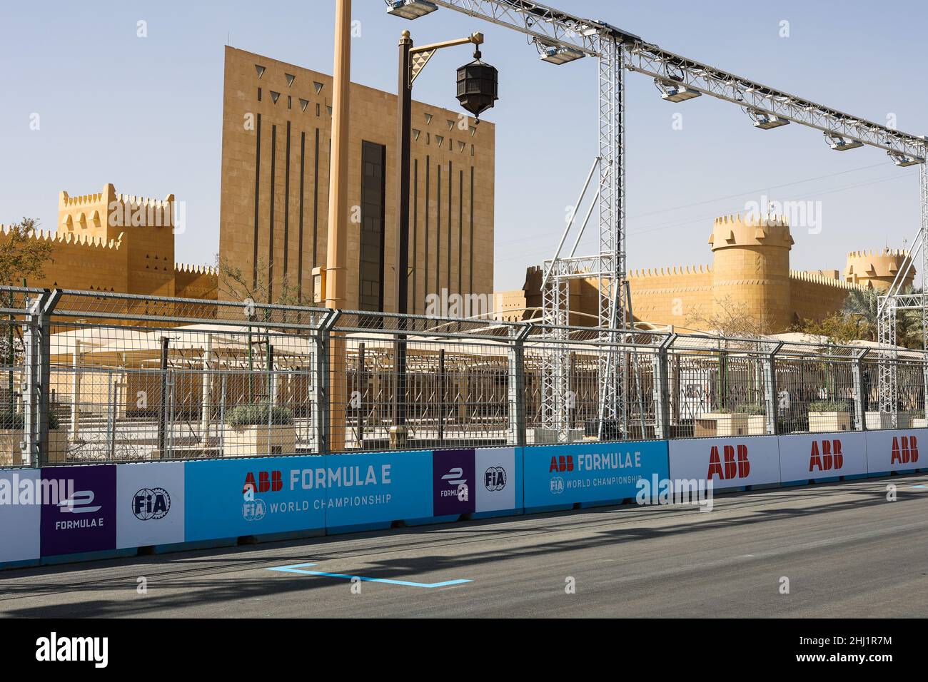 track illustration during the 2022 Diriyah ePrix, 1st and 2nd round of ...