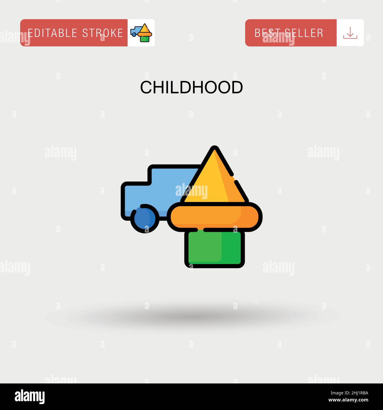 Early child support Stock Vector Images - Alamy