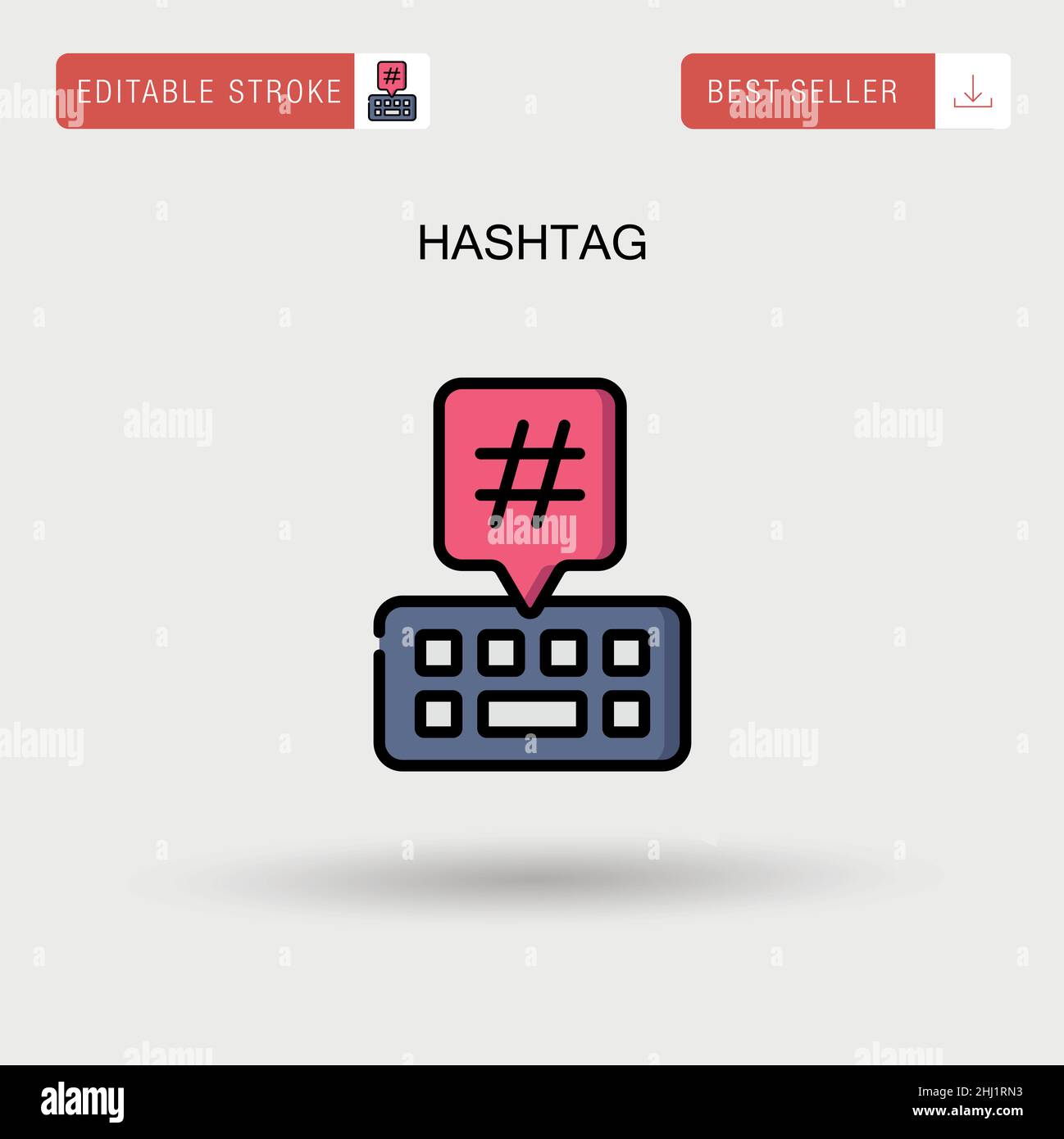 Hashtag symbol Stock Vector Images - Alamy