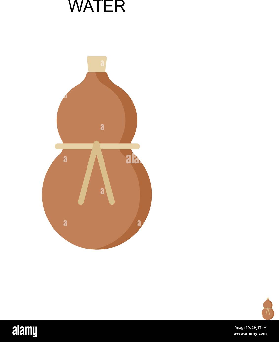 Water Simple vector icon. Illustration symbol design template for web ...