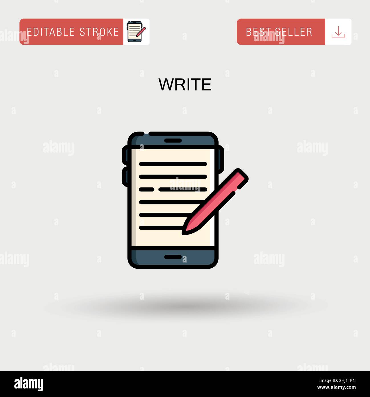 Workspace writer Stock Vector Images - Alamy